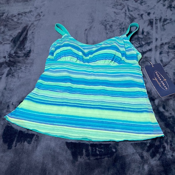 Ocean Dreams | Swim | Nwt Turquoise Tankini Top | Poshmark
